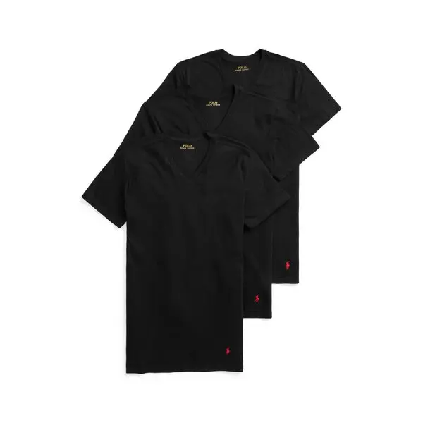 Ralph Lauren Slim Fit Wicking V-neck 3-pack