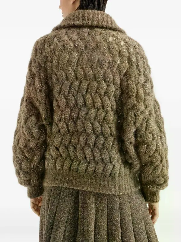 Brunello Cucinelli Mohair And Wool Cardigan