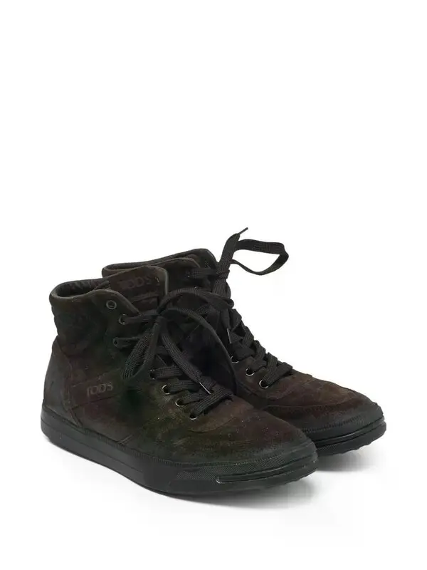 TOD'S Suede High-top Sneakers