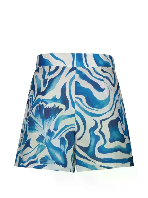 Alberta Ferretti Printed Loose-fit Shorts