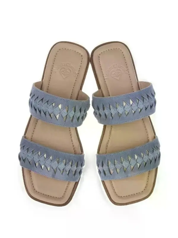 MARIETTA CHROUSALA Amaryllis Braided Leather Sandals