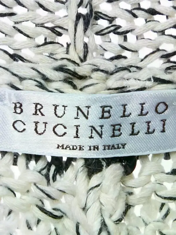 Brunello Cucinelli Striped V-neck Cardigan