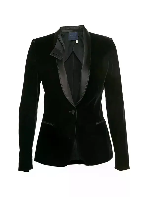 LANVIN Velvet Shawl Collar Blazer