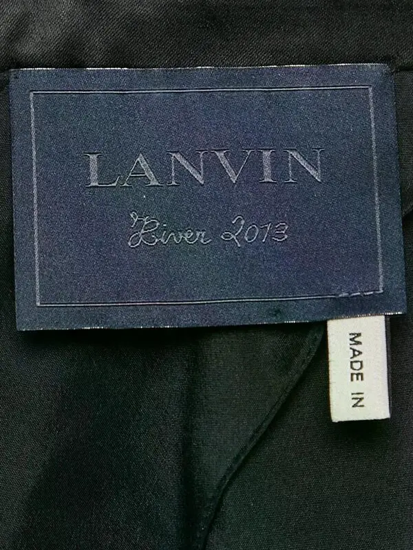 LANVIN Velvet Shawl Collar Blazer