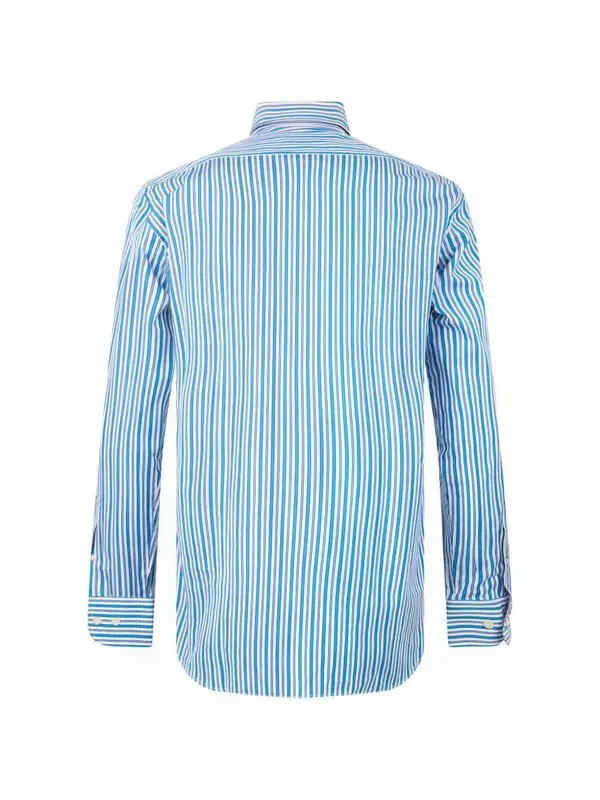 Paul & Shark Striped-pattern Long-sleeve Shirt - Blue