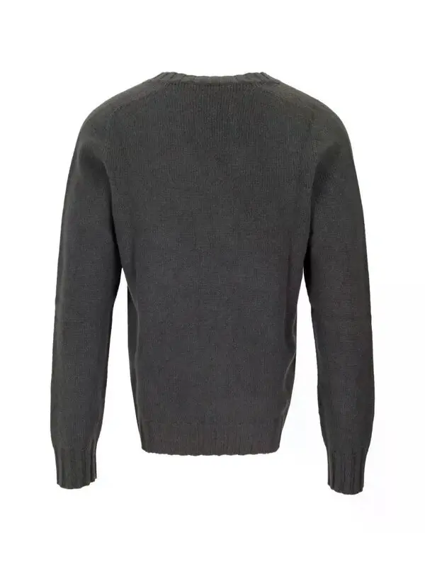 LA ROSE V-neck Knitted Sweater
