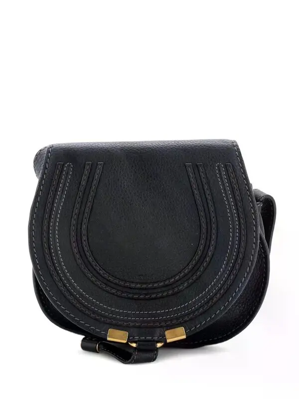 Chloé Marcie Leather Mini Crossbody Bag - Blue