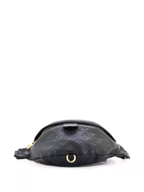 LOUIS VUITTON Monogram Empreinte Leather Belt Bag - Black