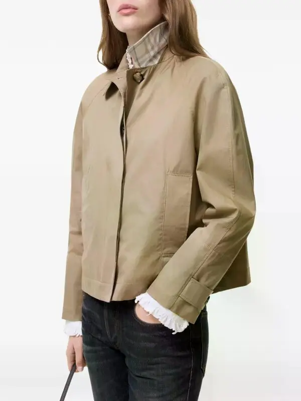 Burberry Tropical Gabardine Oversized Jacket