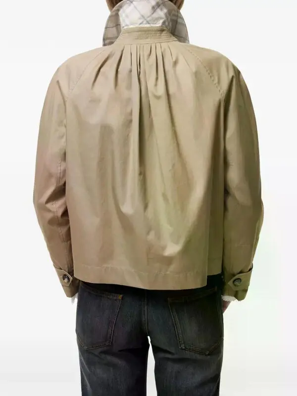 Burberry Tropical Gabardine Oversized Jacket
