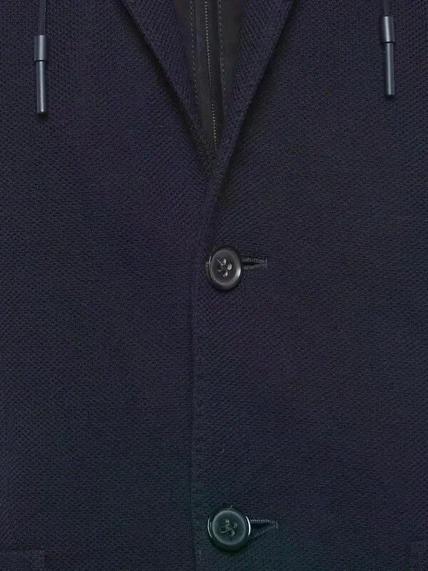 Zegna Navy Zip-up Jacket