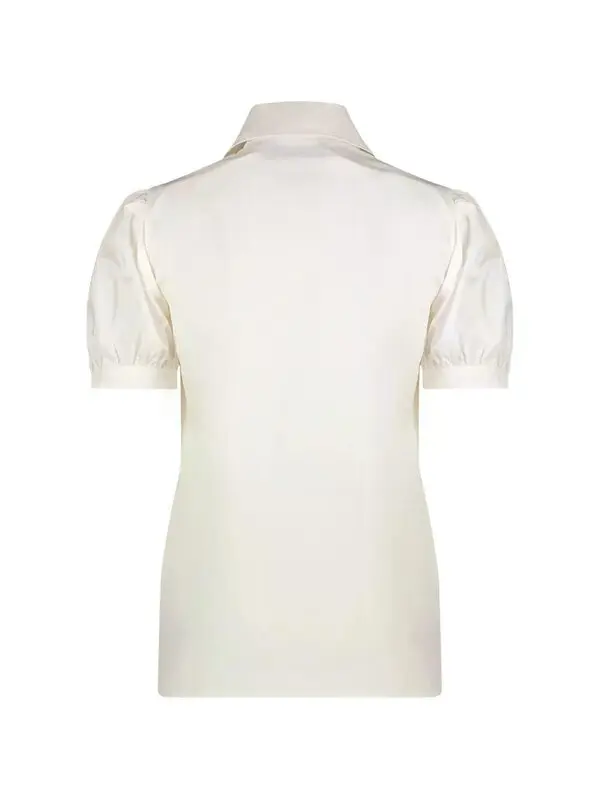 Moschino White Puff Sleeve Shirt