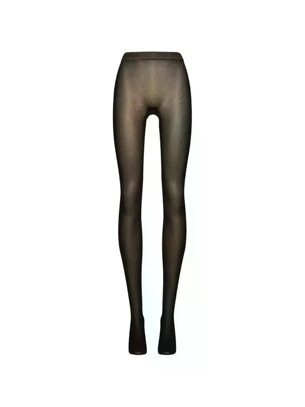 Wolford Twenties Fishnet Tights - Brown