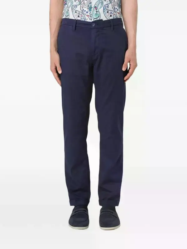 RE-HASH Logo-patch Chino Trousers