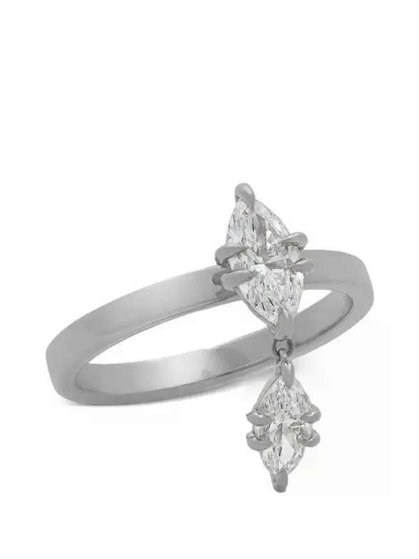 JEWELS AFICIONADO Celestial Drop Diamond Ring