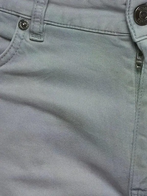 Zegna Cotton Slim-fit Gabardine Trousers