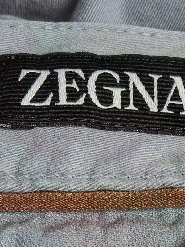 Zegna Cotton Slim-fit Gabardine Trousers