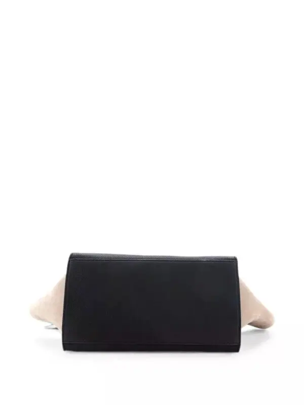 Celine Tricolor Trapeze Bag Leather Satchel - Blue