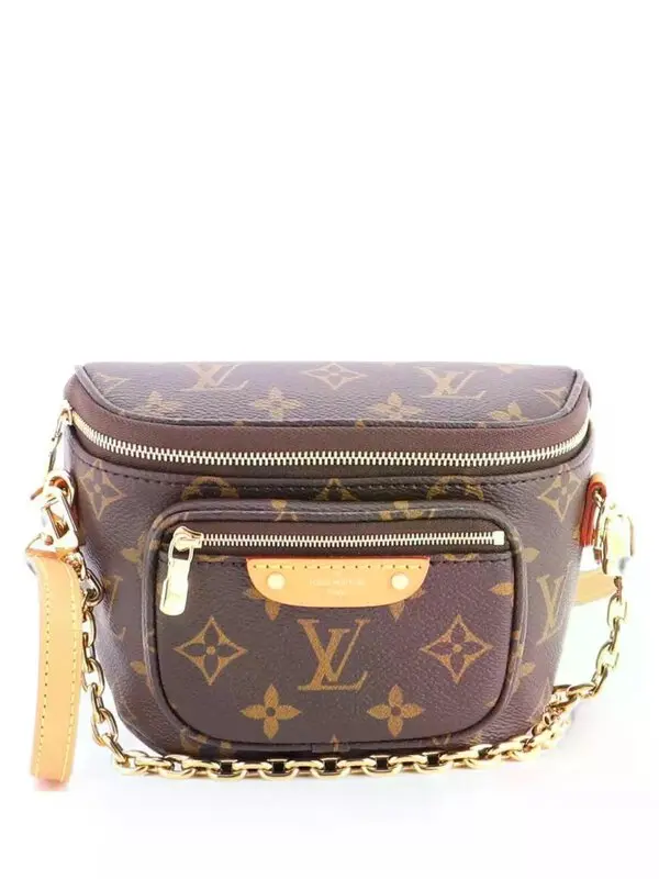 LOUIS VUITTON Monogram Canvas Mini Belt Bag - Brown