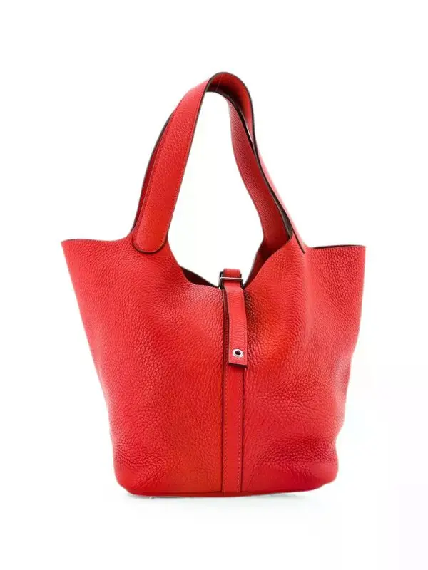 Hermès Picotin Lock Bag Clemence Mm - Red