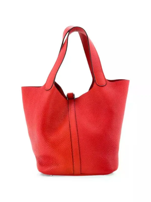 Hermès Picotin Lock Bag Clemence Mm - Red