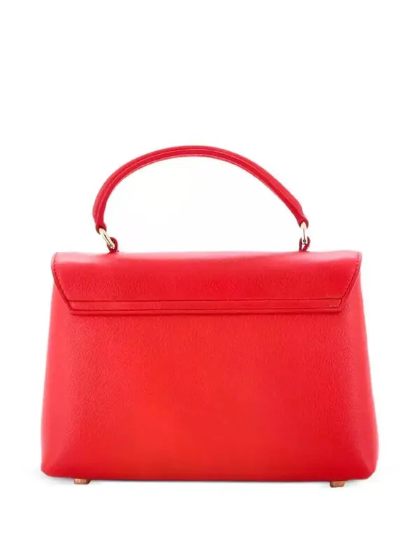 Celine Nino Top Handle Bag In Leather - Red