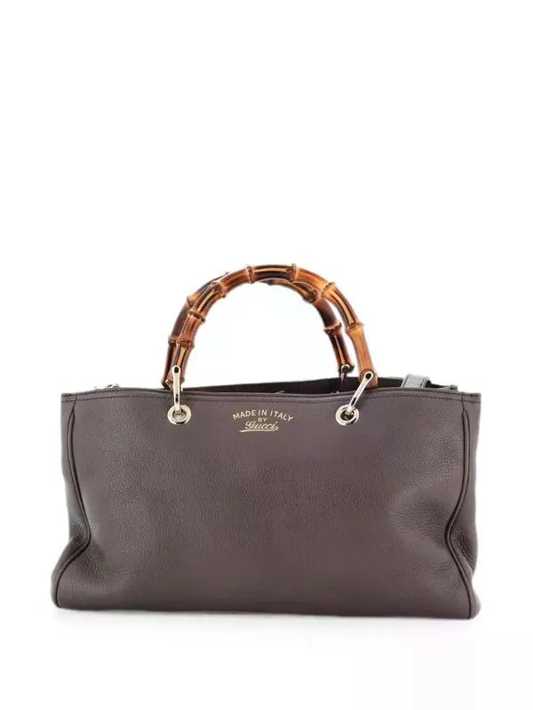 Gucci Bamboo Shopper Medium Tote Bag - Brown
