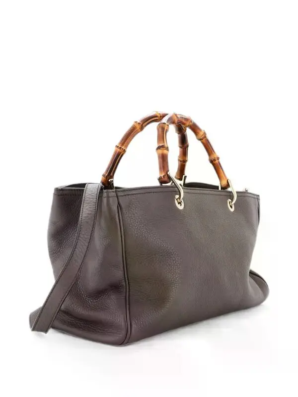 Gucci Bamboo Shopper Medium Tote Bag - Brown