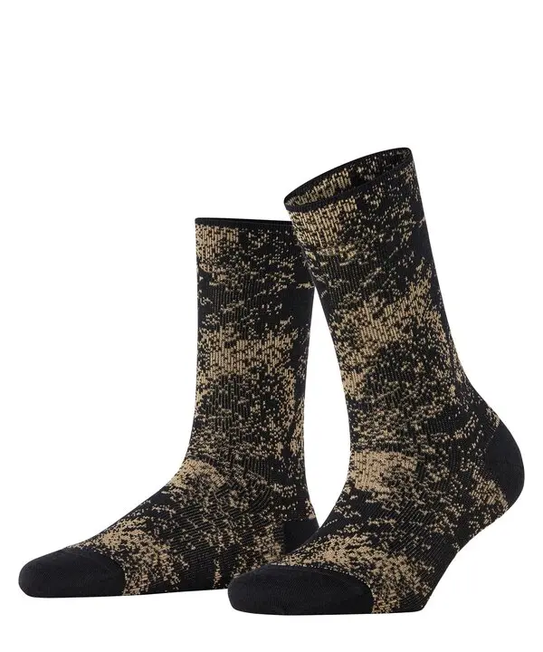 Falke Sparkle Dust Crew Socks - Black