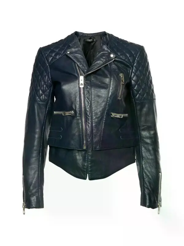 Balenciaga Quilted Leather Biker Jacket