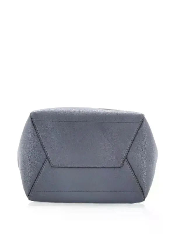 Celine Sangle Seau Shoulder Bag In Calfskin - Grey