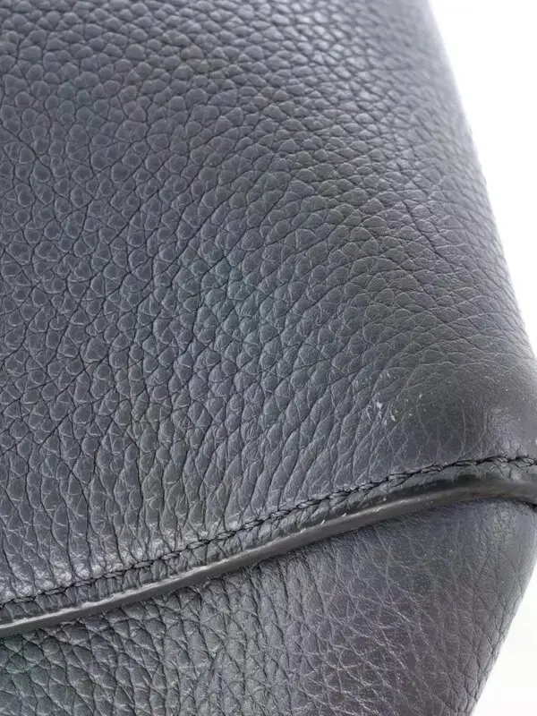 Celine Sangle Seau Shoulder Bag In Calfskin - Grey