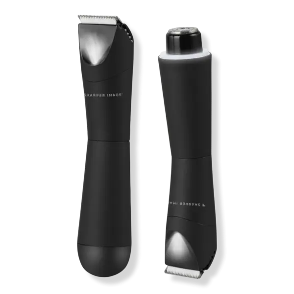 SHARPER IMAGE Cordless 2-in-1 Hair Trimmer & Shaver - Black