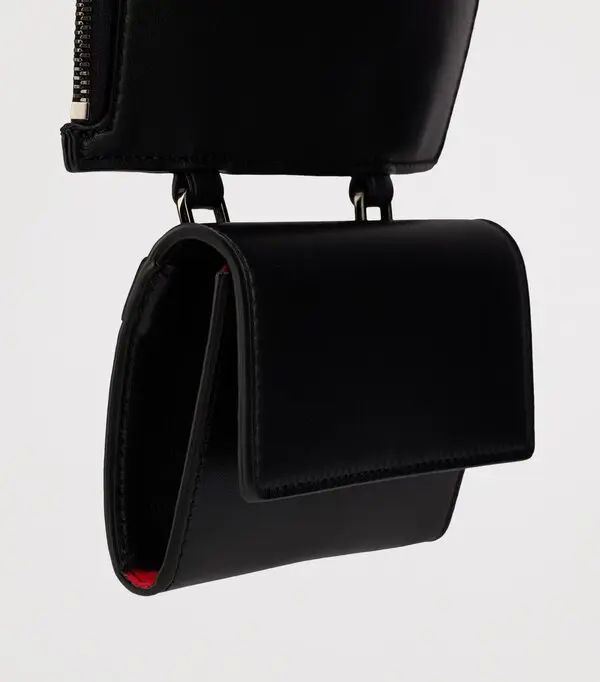 CHRISTIAN LOUBOUTIN Tactical Leather Harness With Integrated Wallet And Card Holder