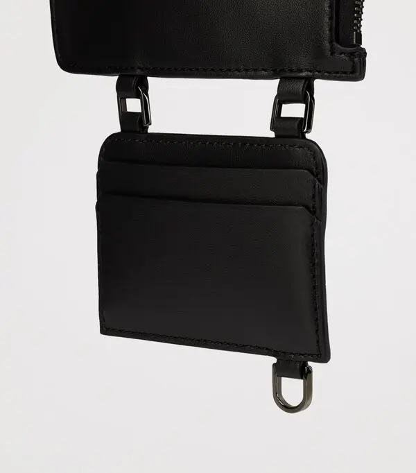 CHRISTIAN LOUBOUTIN Tactical Leather Harness With Integrated Wallet And Card Holder