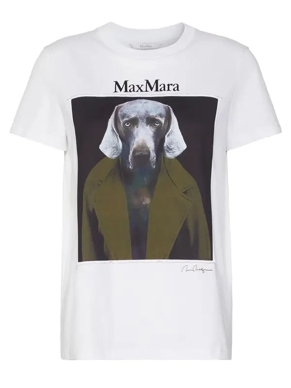 Max Mara Cotton T-shirt - White