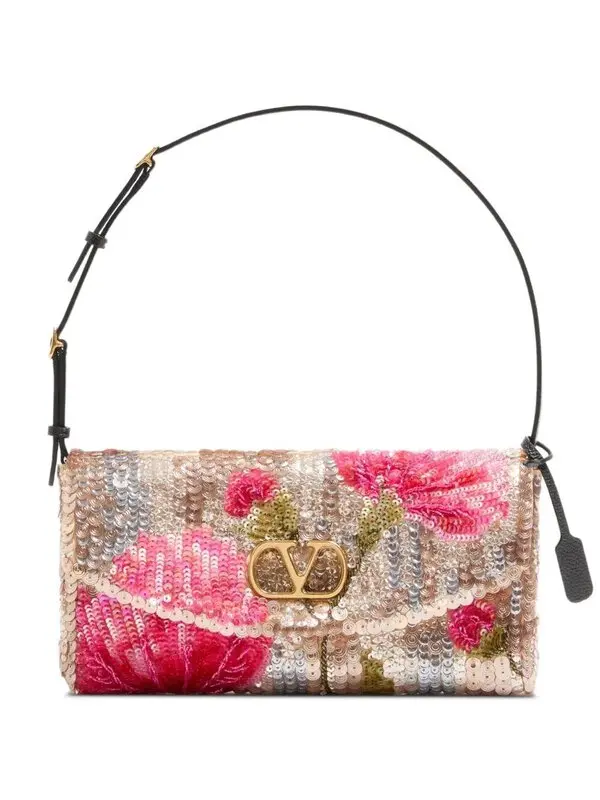 Valentino Garavani Small Shoulder Bag Devain Embroidered