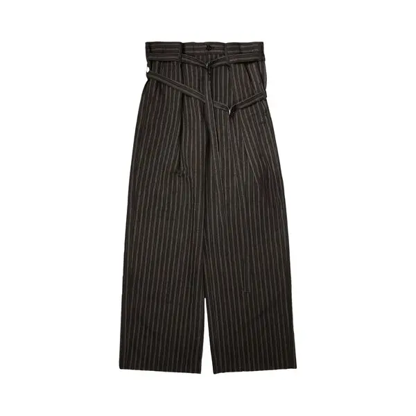 ANN DEMEULEMEESTER High Comfort Double Belted Trousers