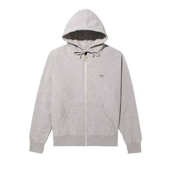 NOAH Lightweight Zip-up Hoodie - Grey