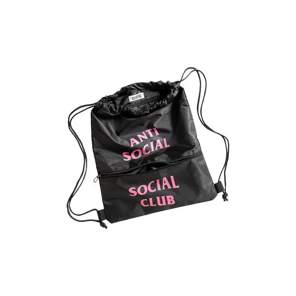ANTI SOCIAL SOCIAL CLUB Cinch Bag - Black