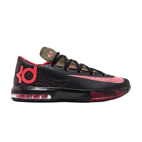 Nike Kd 6 "meteorology" Athletic Sneakers - Black