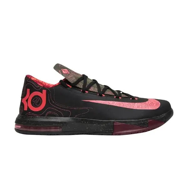 Nike Kd 6 "meteorology" Athletic Sneakers - Black