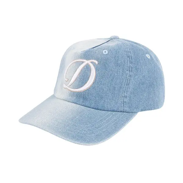 DIME Cursive Denim Worker Cap Washed