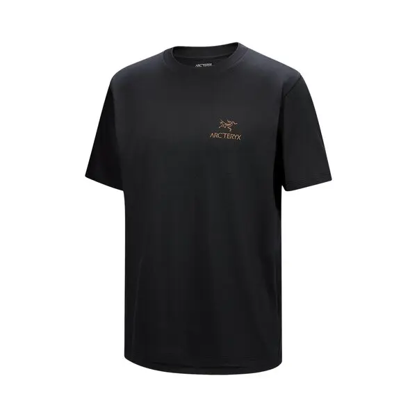 Arc'teryx Short Sleeve Cotton Bird Word Tee - Black