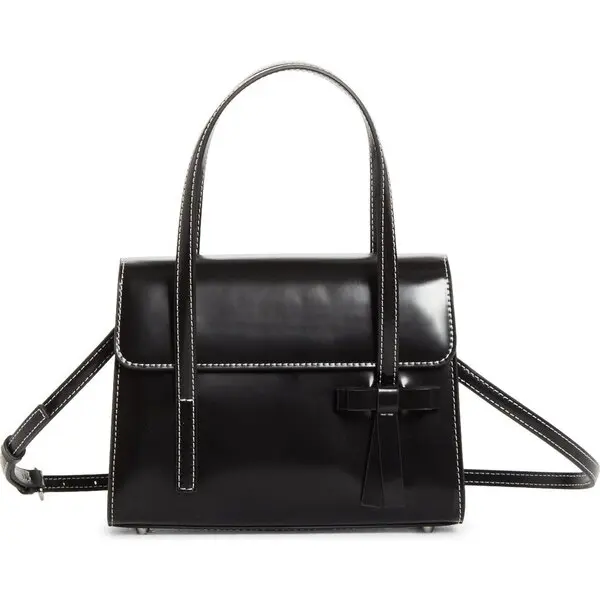 Sandy Liang Mini Mum Crossbody Bag - Black