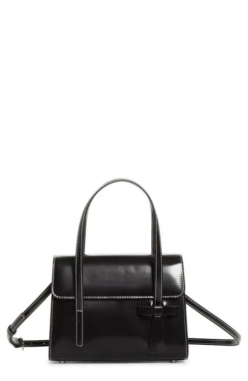 Sandy Liang Mini Mum Crossbody Bag - Black