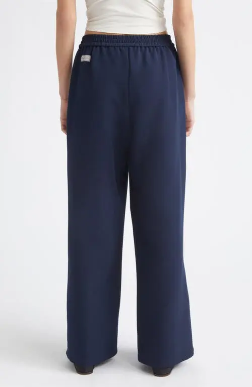 Sandy Liang Broome Side Stripe Wide Leg Pants