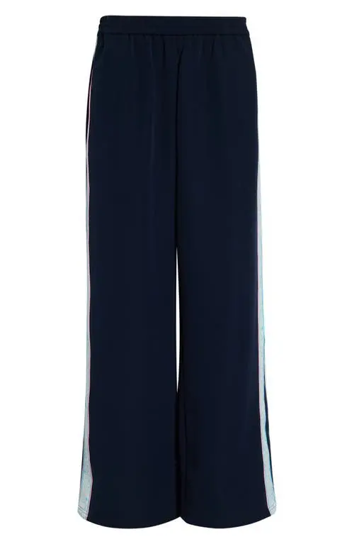 Sandy Liang Broome Side Stripe Wide Leg Pants
