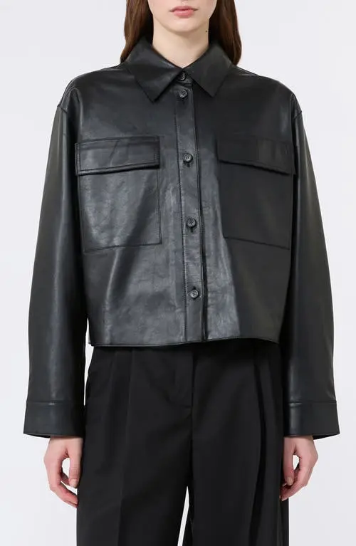Max Mara Piovra Leather Jacket