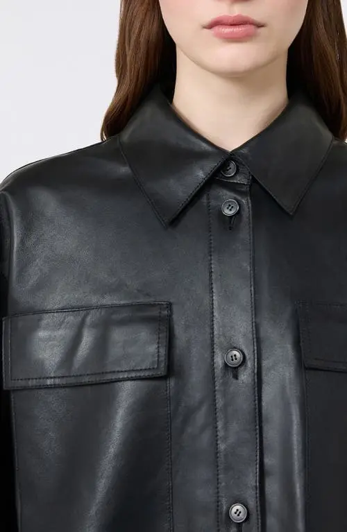 Max Mara Piovra Leather Jacket